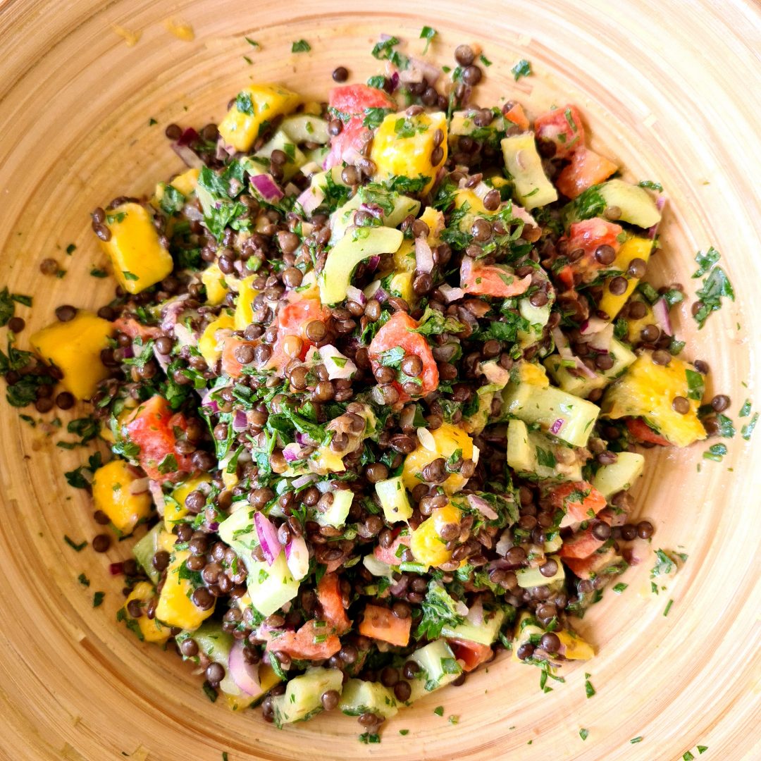 Receita de Salada de Lentilha - Delicitas